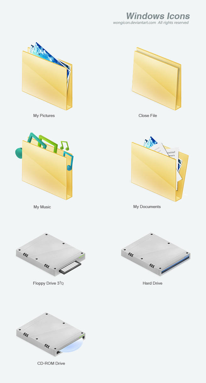 windows icons 2 by wongicon on DeviantArt