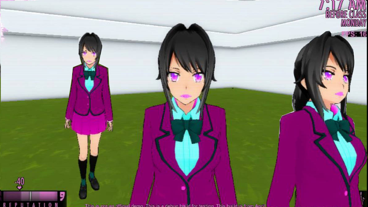 Yandere Simulator Skin by Keschyou on DeviantArt