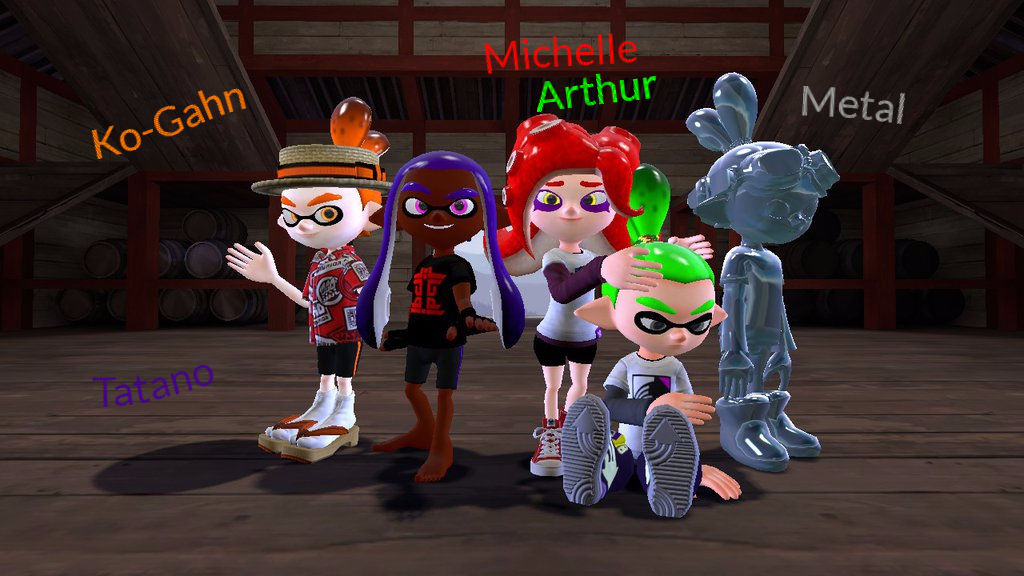 Squid-Fight Extra Characters by DanielGreenInkling on DeviantArt