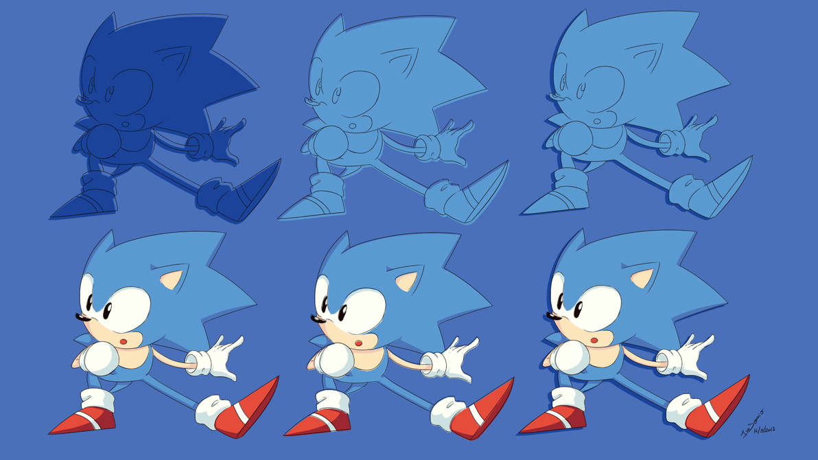 pack wallpaper Classic Sonic by InnSomnio on DeviantArt
