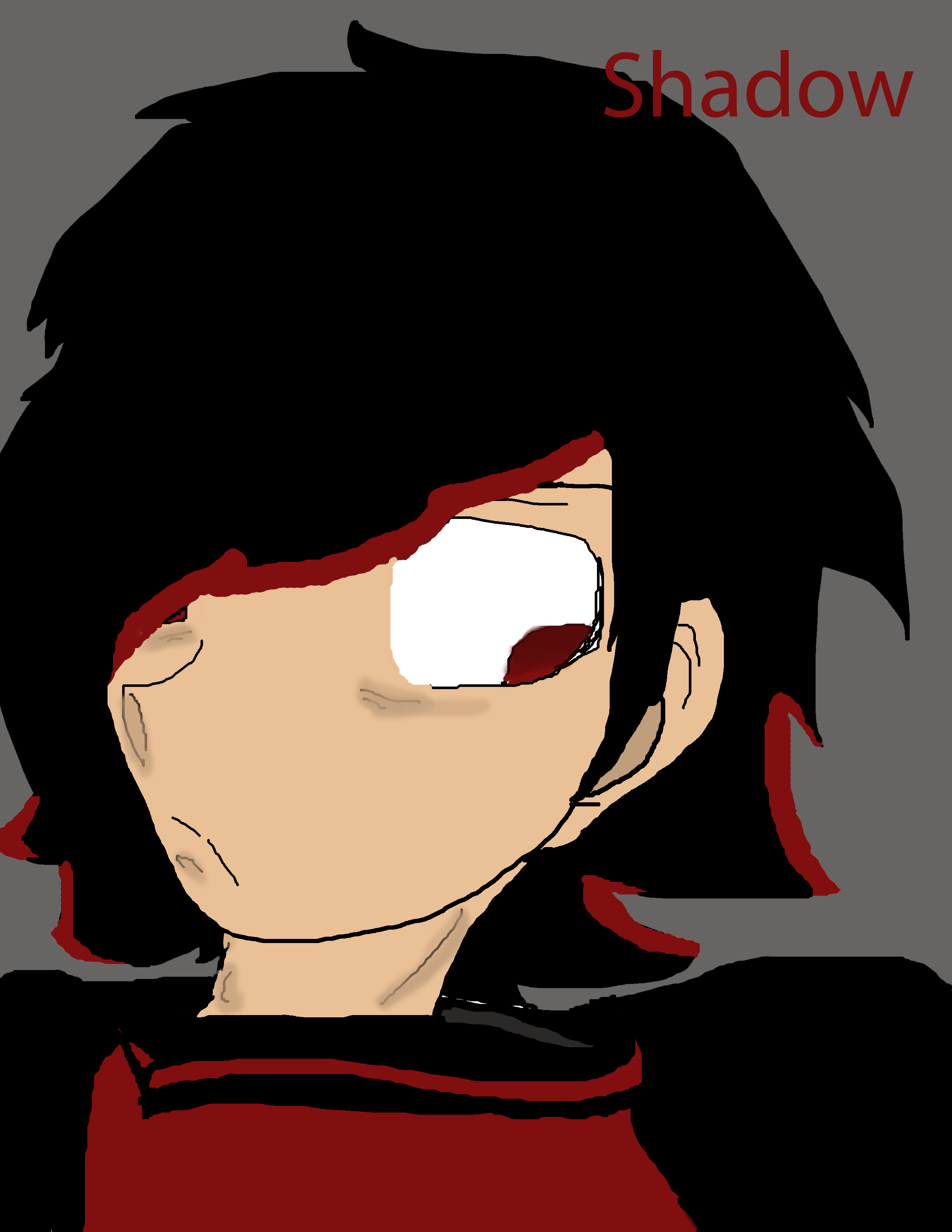 Shadow as a Human by CherryWolf1 on DeviantArt