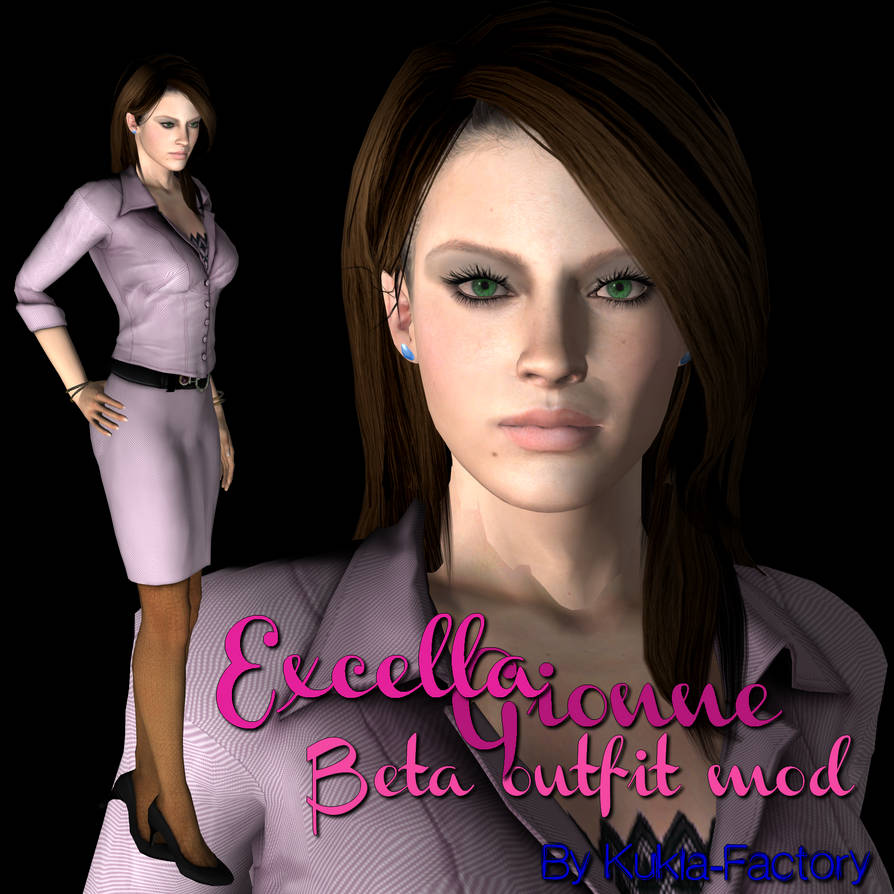 Excella Gionne Beta Outfit by Kukla-Factory on DeviantArt