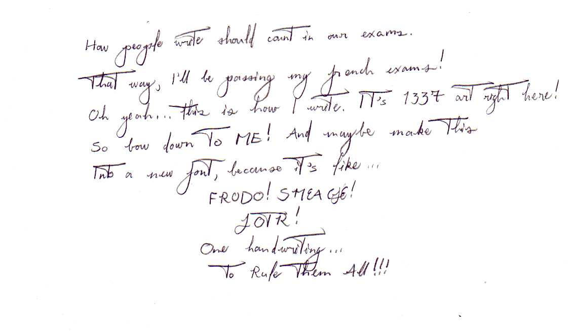 MR Handwriting by JericTamayo on DeviantArt