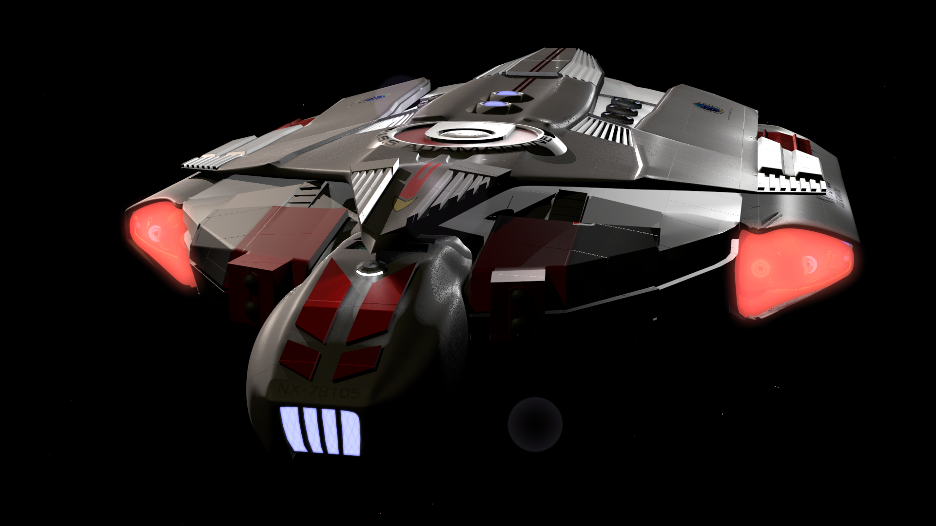 Adamantine Class Space Ship 1/6 by Deradex on DeviantArt