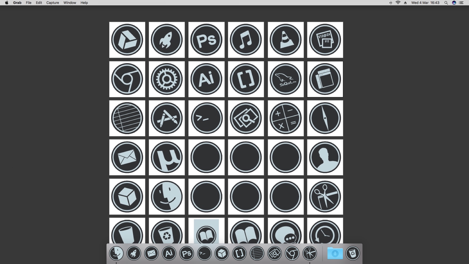 Deviantart Icon Black