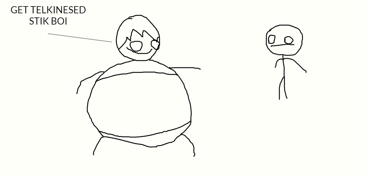 Fat boi use telkises by MizuBeeh on DeviantArt