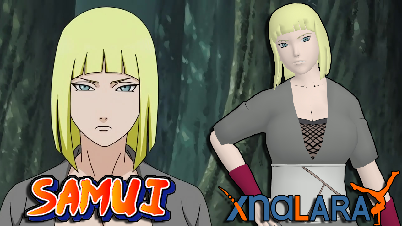 Naruto Custom Model - Samui FOR XPS by ASideOfChidori on DeviantArt