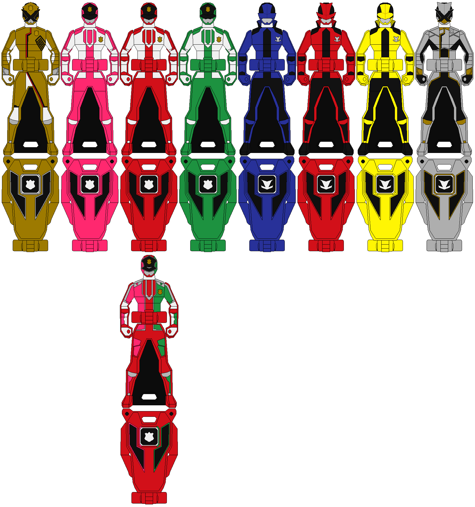 Ranger Keys- Lupinranger VS Patoranger by Axusho on DeviantArt