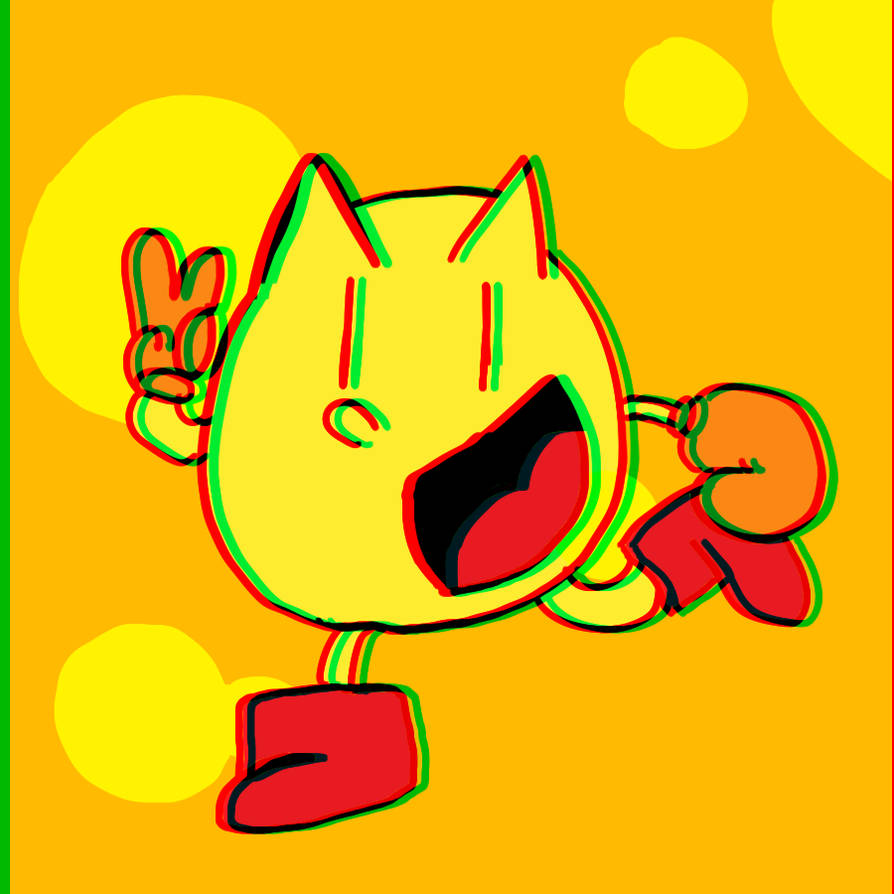 Testing Photoshop: 3D effect Pac man by genny03 on DeviantArt