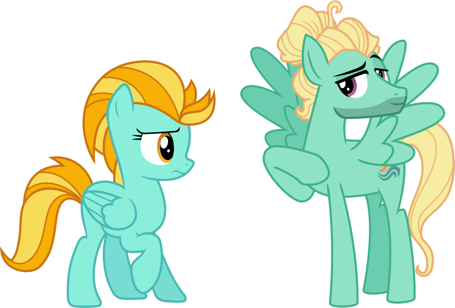 Lightning Dust x Zephyr Breeze by DeltaSceptile on DeviantArt