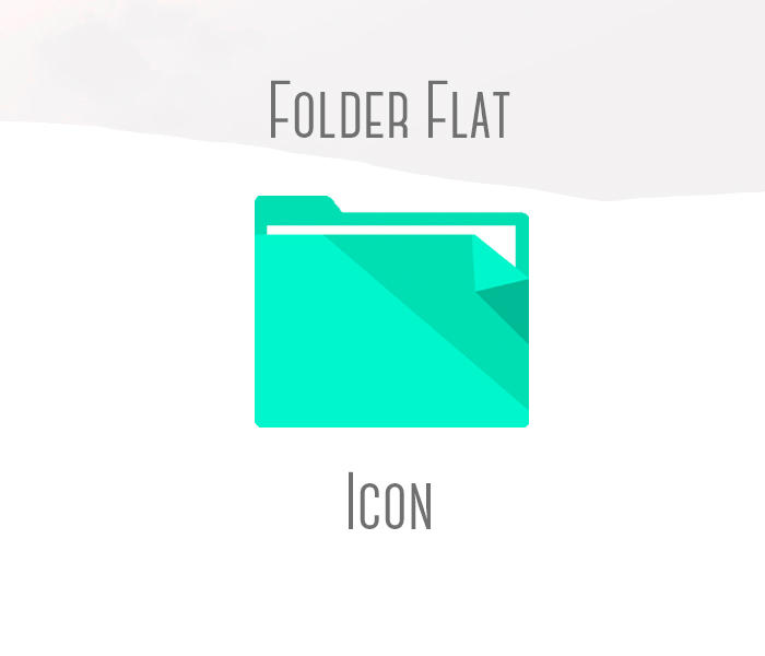 Flat folder icon by Guizzepe on DeviantArt