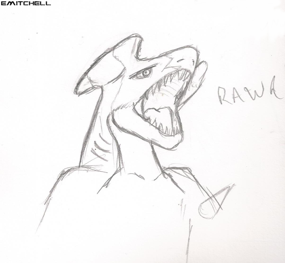 Garchomp sketch by PipeConvoy on DeviantArt