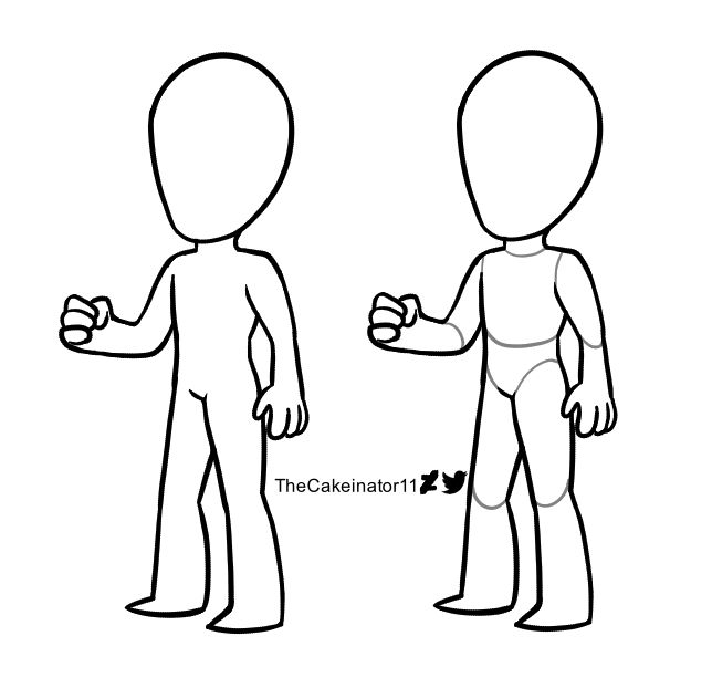 F2U Anthro Base by TheCakeinator11 on DeviantArt