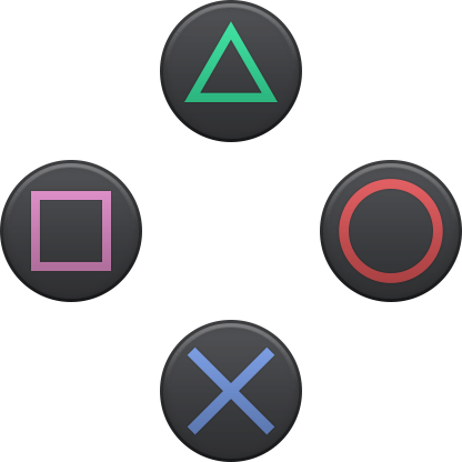 Playstation Buttons Icons