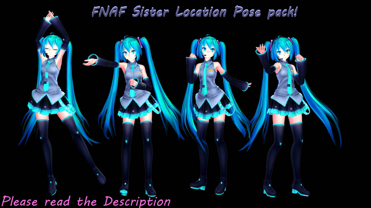 FNAF Poses request (Pack) [DL] by TheLameApple on DeviantArt