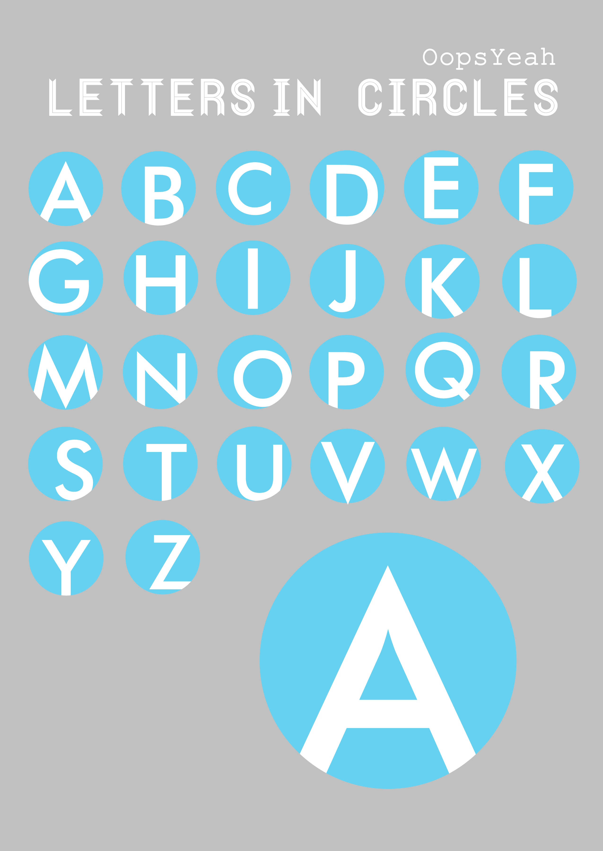 Letters In Circles (pngs) by OopsYeah on DeviantArt