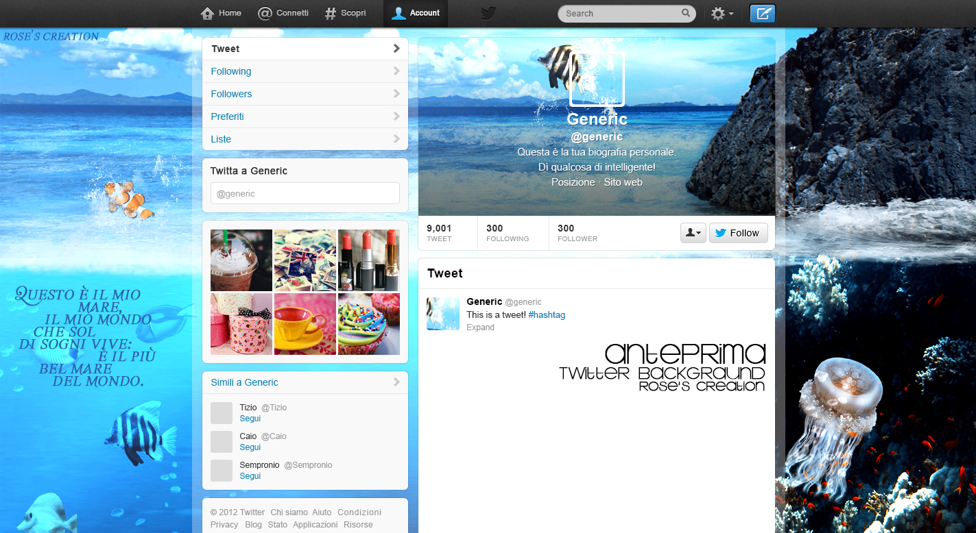 Twitter BG - Sea by dreamswoman on DeviantArt