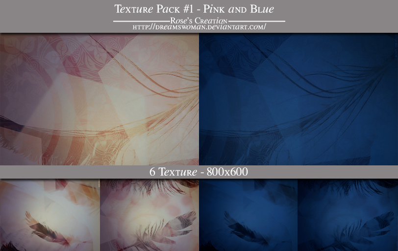 Texture Pack #1 - Pink and Blue by dreamswoman on DeviantArt