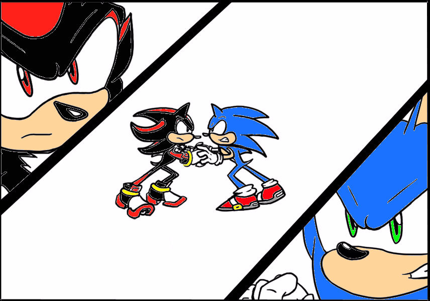 sonic vs sonic by Bryan95549 on DeviantArt