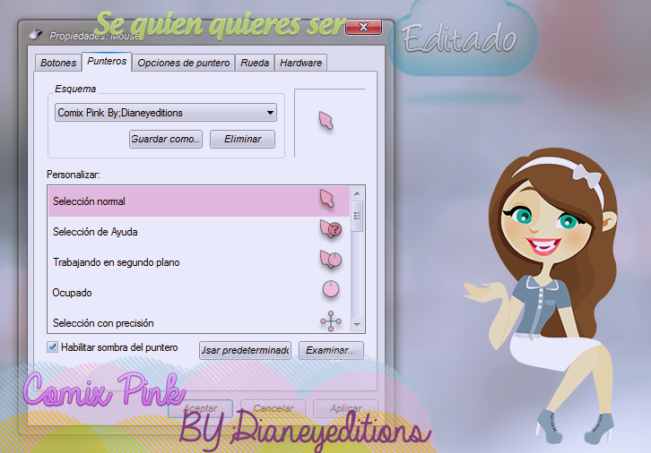 Cursor Comix Pink by Dianeyeditions on DeviantArt