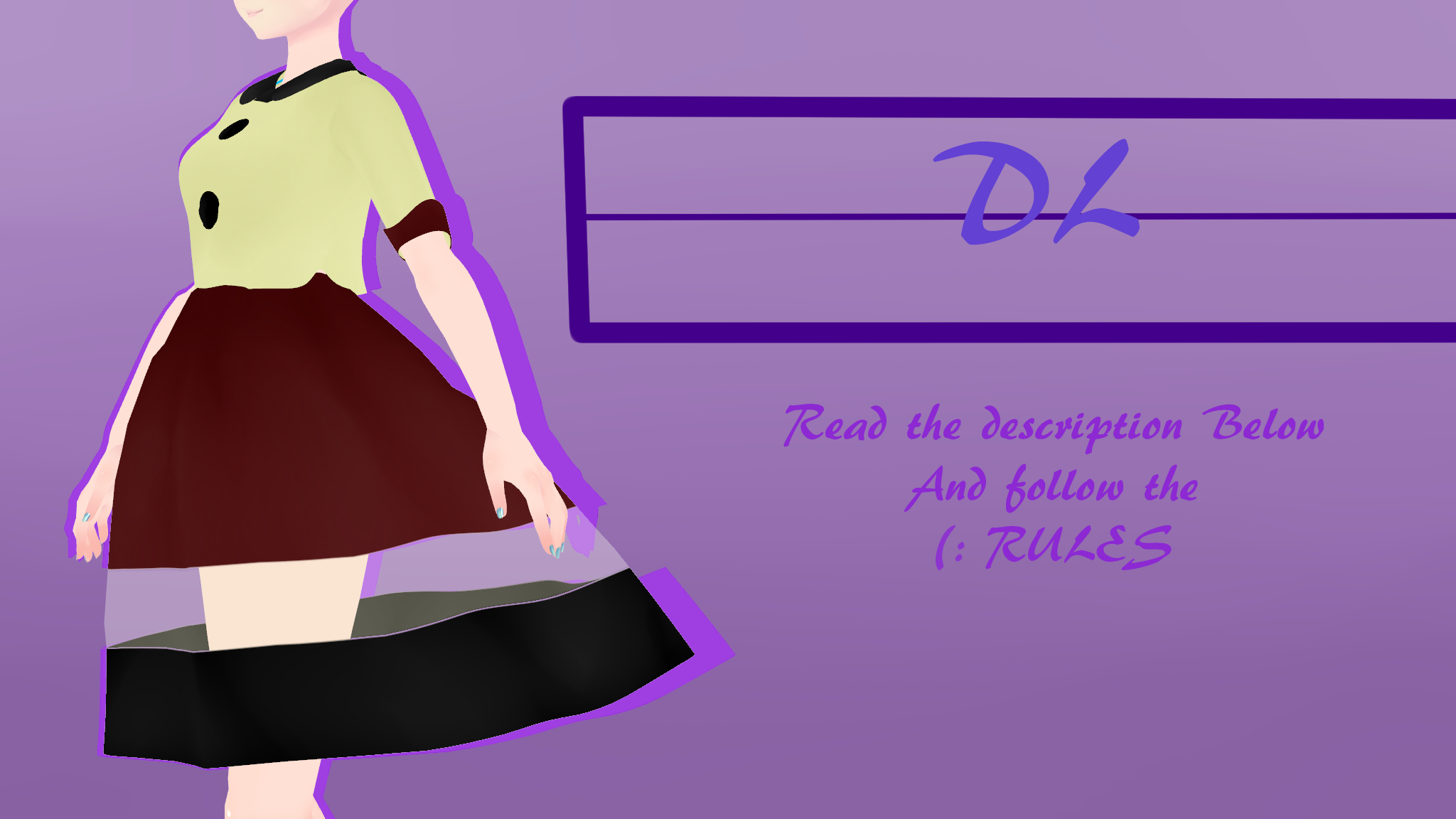 MMD Yellow and Maroon Dress +DL by KawaiiKarploopee on DeviantArt