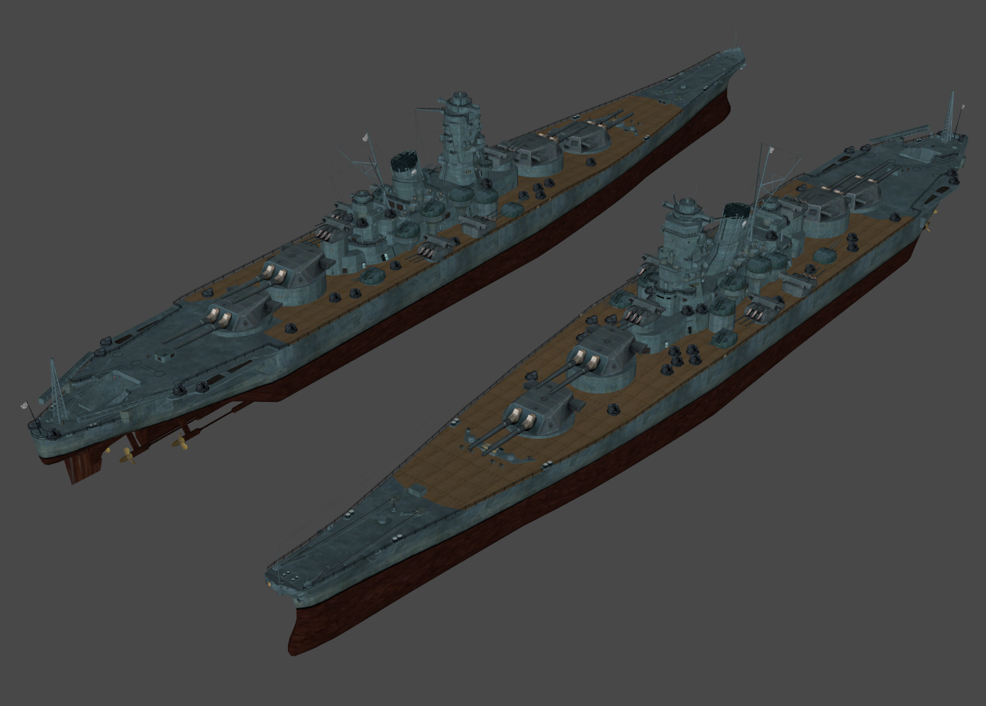 IJN - Super Yamato A-140 proposal (BSP mod) by DigitalExplorations on DeviantArt