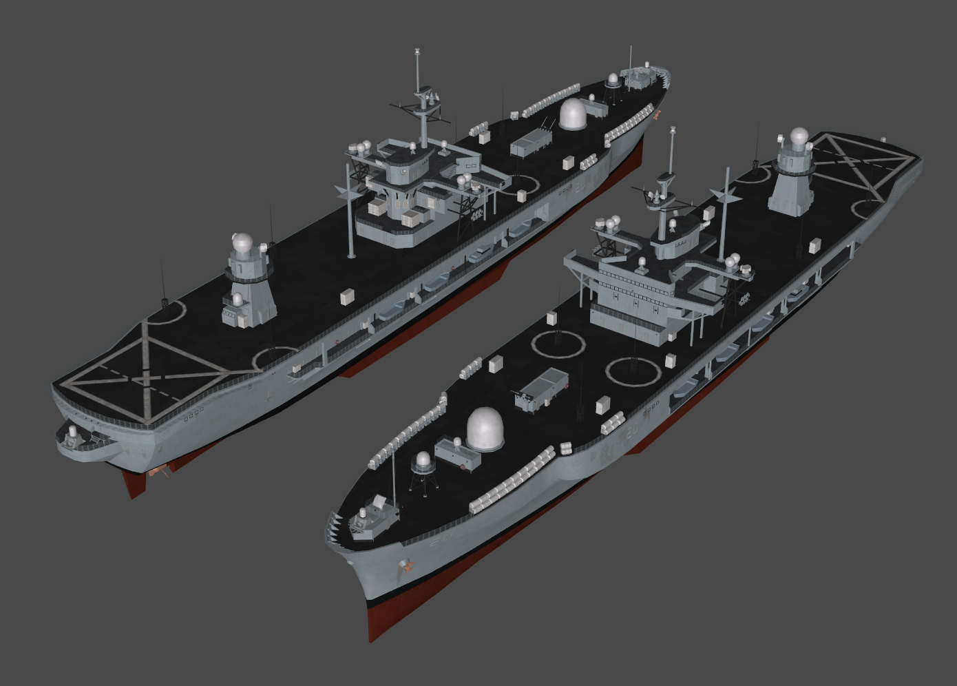 USN - Blue Ridge class command ship (Pack 3D) by DigitalExplorations on ...