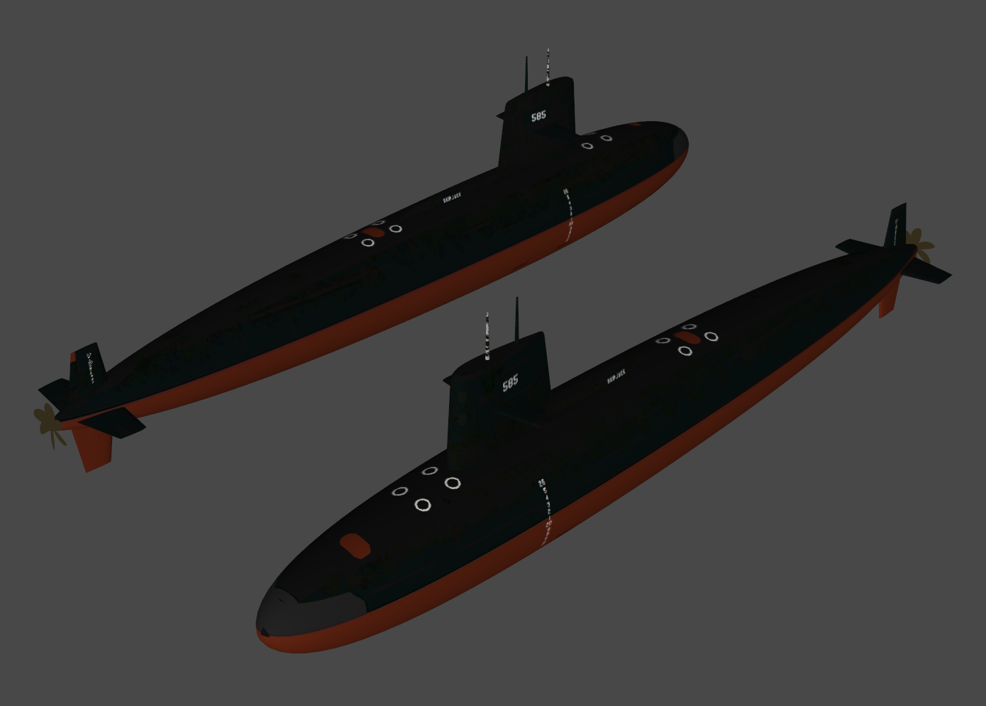 USN - Skipjack class submarine (LazarusS) by DigitalExplorations on ...