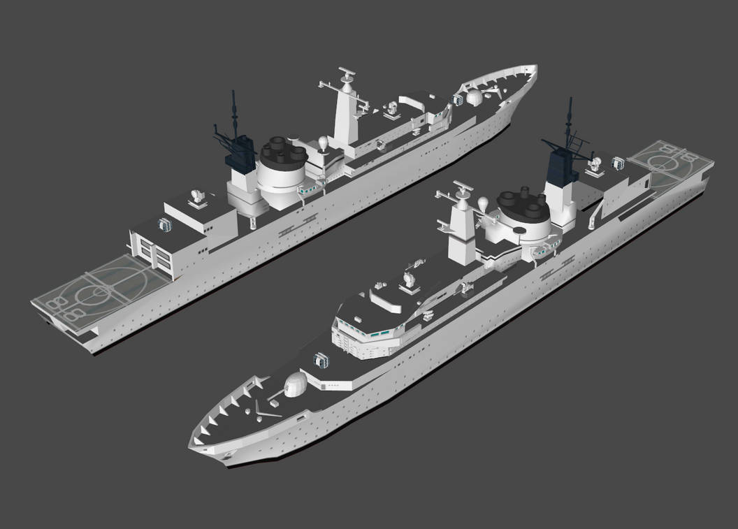 BRN - Type 22 frigate - Broadsword class (CFS2) by DigitalExplorations ...