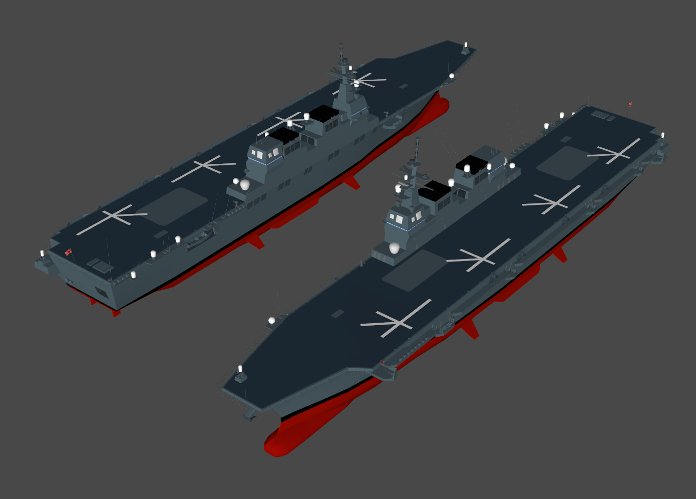 JMSDF - Hyuga class carrier (CFS2) by DigitalExplorations on DeviantArt