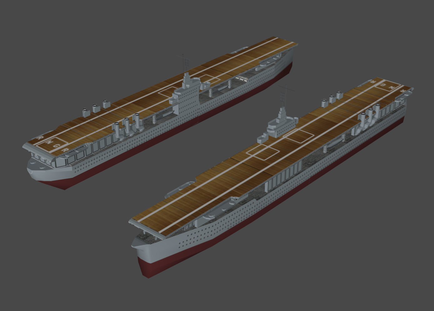 USN - USS Ranger aircraft carrier (CFS2) by DigitalExplorations on ...