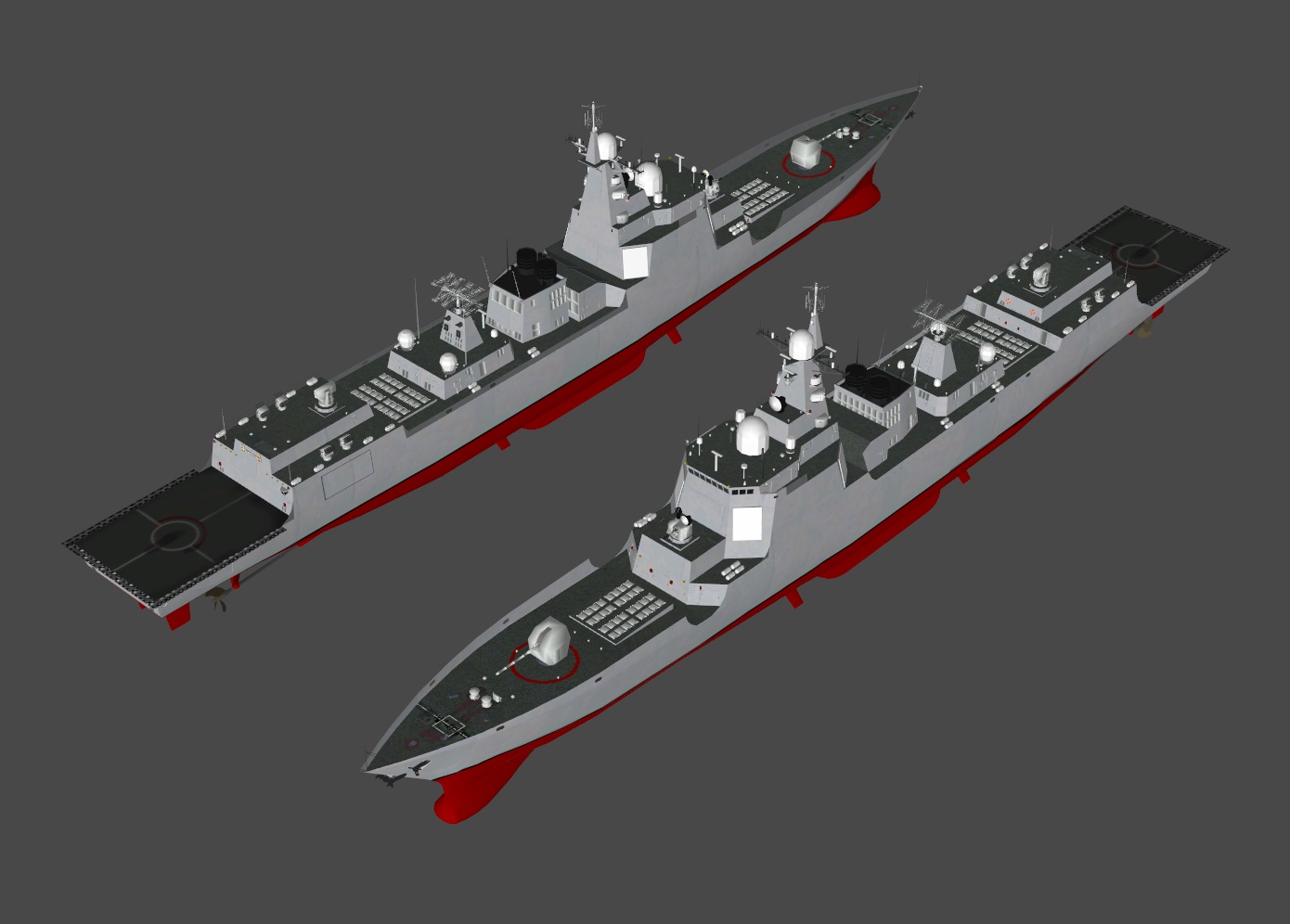 PLAN - Type 052D Kunming class destroyer v2 (CFS2) by DigitalExplorations on DeviantArt