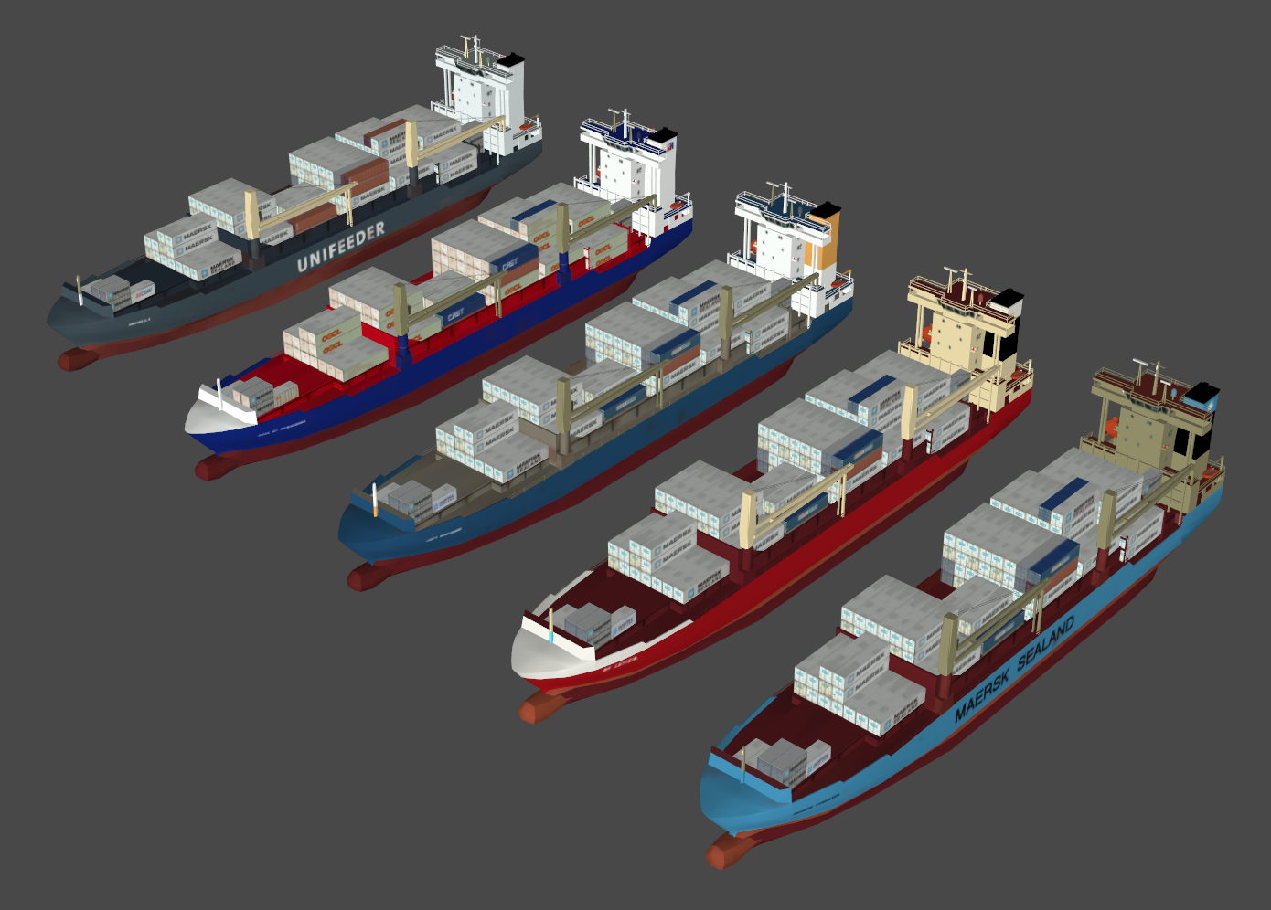 Sietas Type 168 container ship (FSX) by DigitalExplorations on DeviantArt