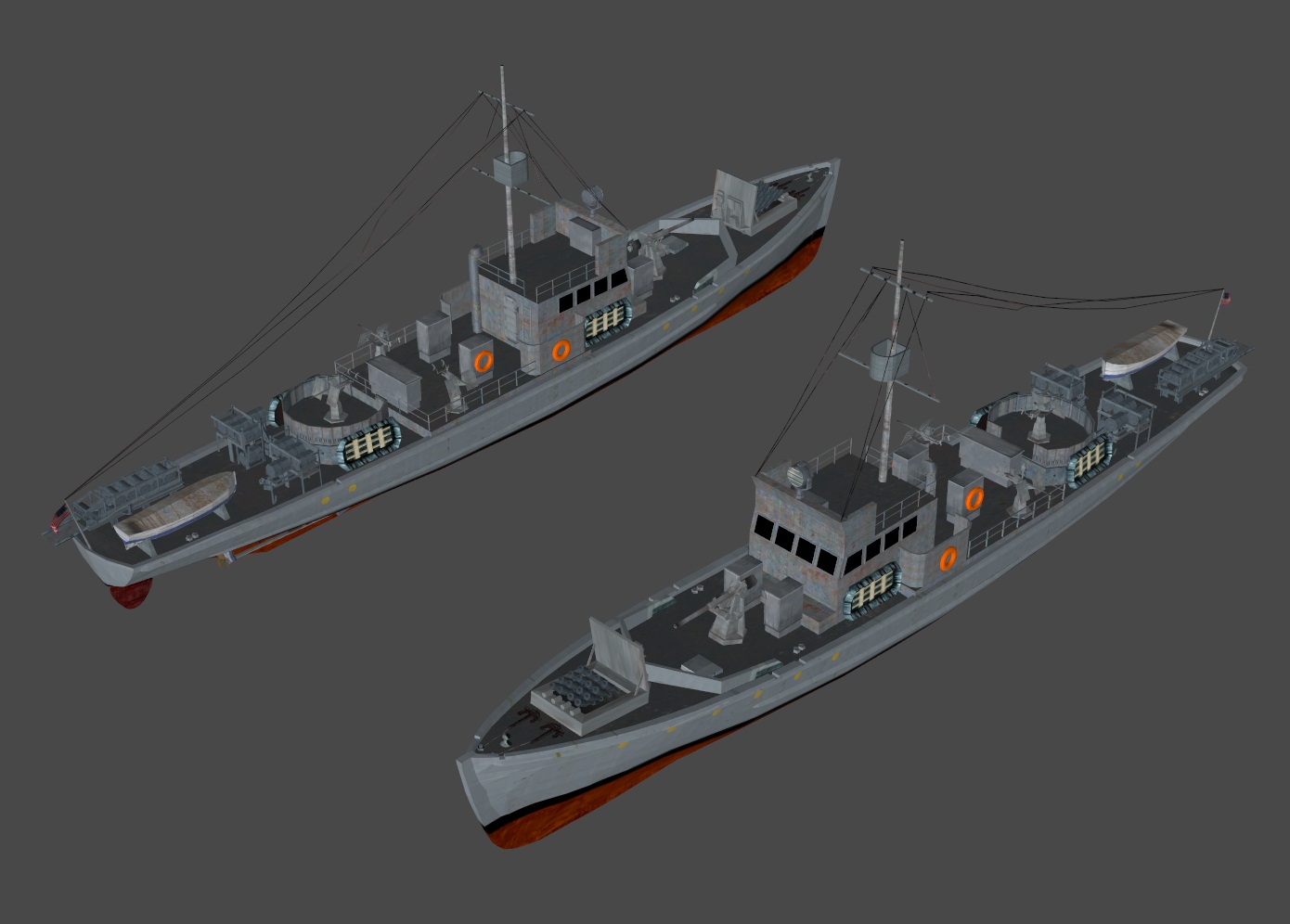 USN - PC-497 class subchaser (SH4G SW REM mod) by DigitalExplorations ...