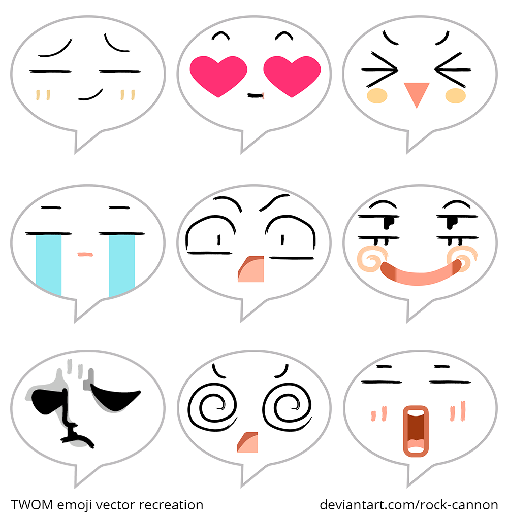 TWOM emoji vector recreation by Rock-Cannon on DeviantArt
