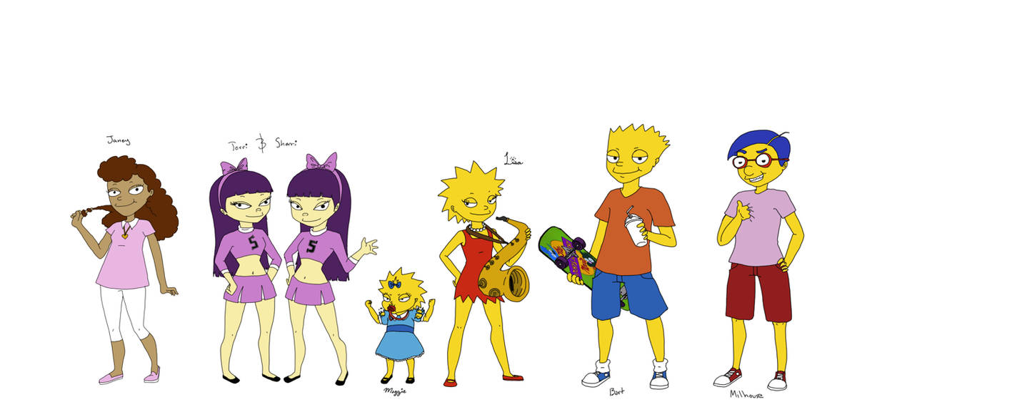 Simpson Kidz - WIP by 1amm1 on DeviantArt