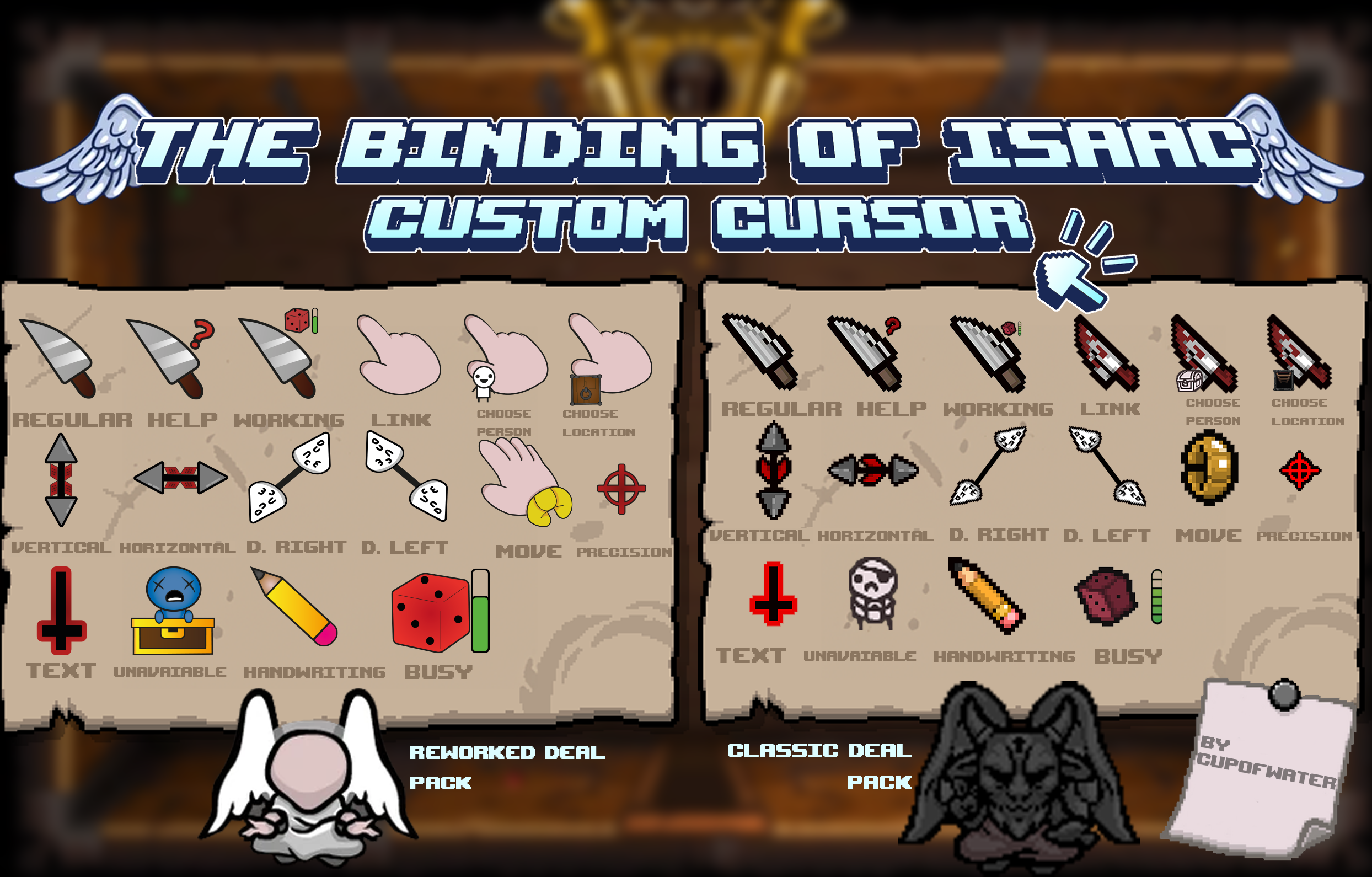 The Binding Of Isaac - Custom Cursor by Cup0fWater on DeviantArt
