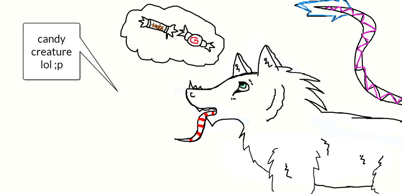 candy creature :) by Ningfearve on DeviantArt