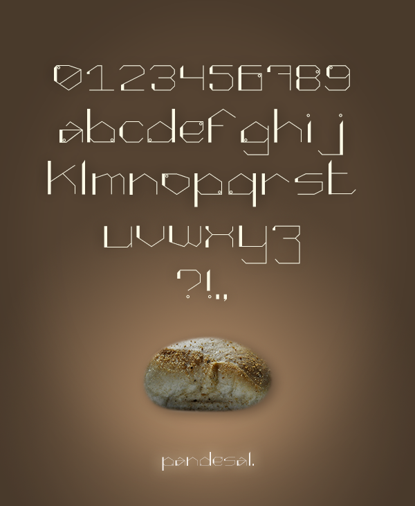 Pandesal Font by friedeggsandwich on DeviantArt