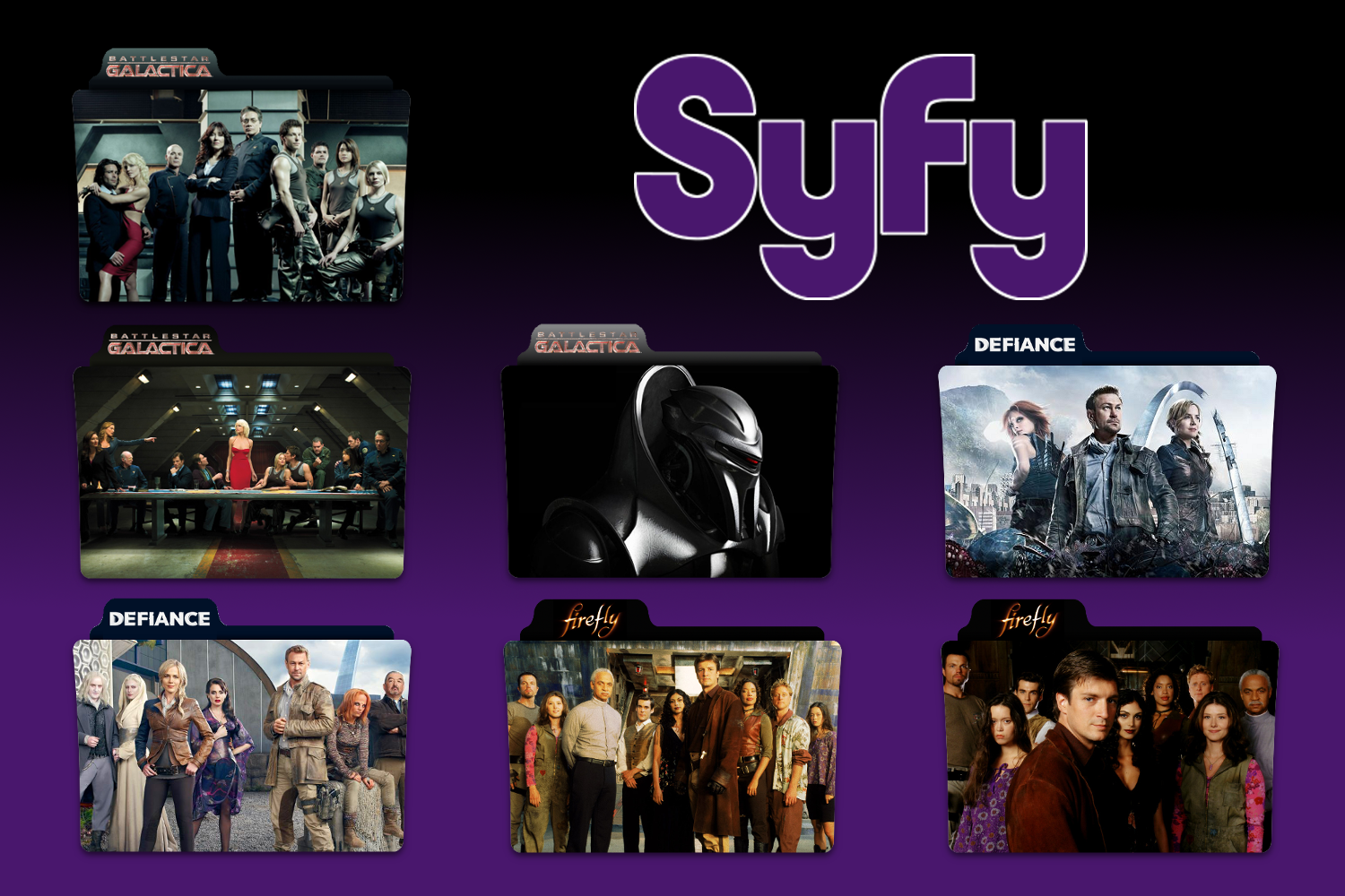 Syfy Folders by Gotham-Siren on DeviantArt
