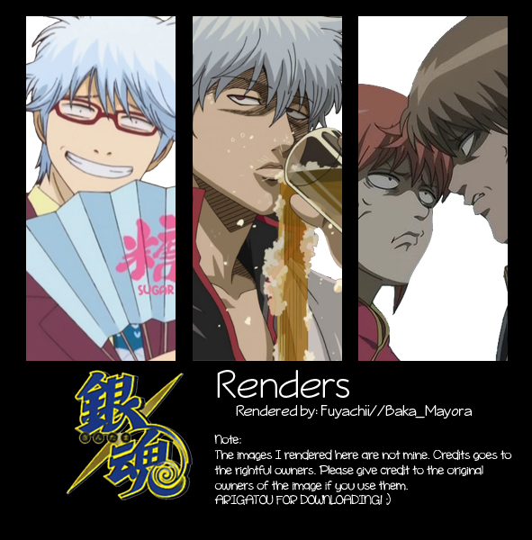 Gintama Render Pack by baka-ouji24 on DeviantArt