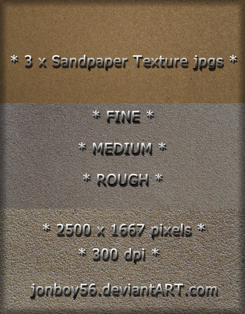 3 Sandpaper Textures by jonboy56 on DeviantArt