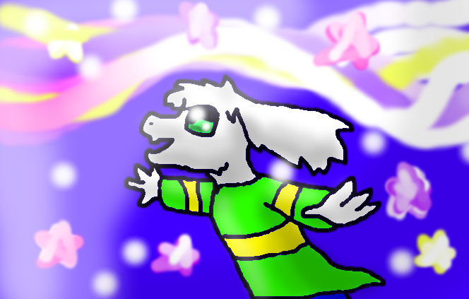 Starry Asriel by SereneMists on DeviantArt