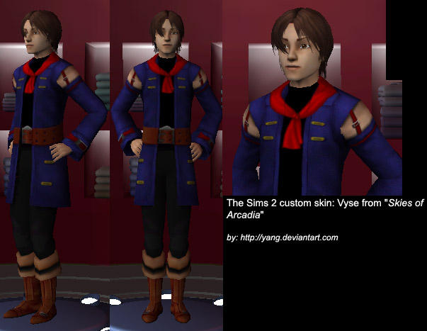 Sims 2 skin - Vyse by yang on DeviantArt