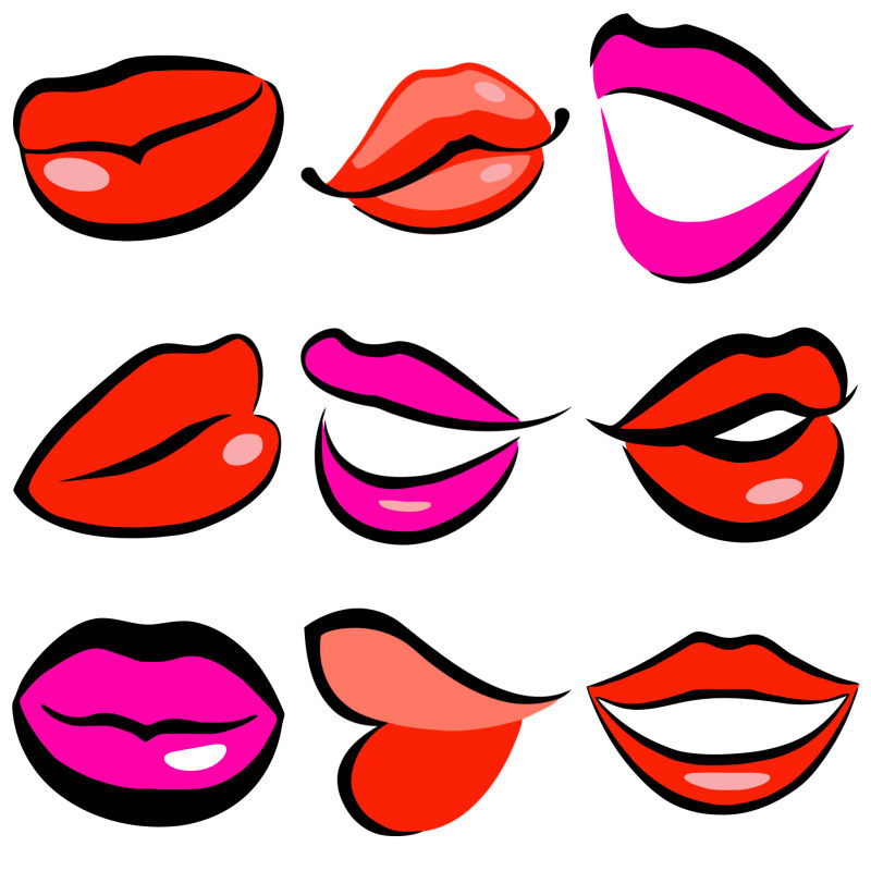 Cartoon Lips Vectors (with EPS) by Sed4tives on DeviantArt