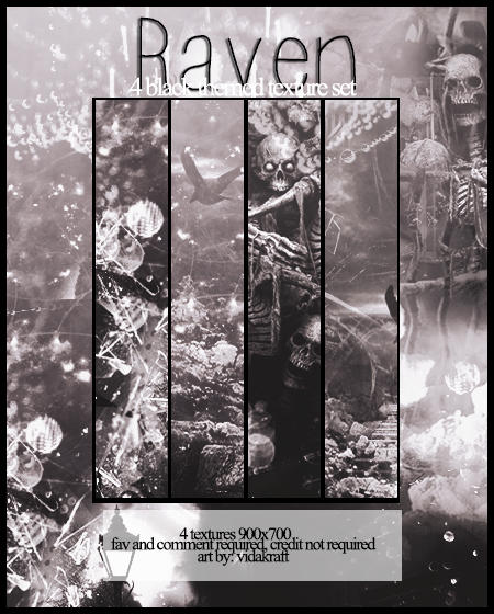 Raven Textures set: 7 by Vidakraft on DeviantArt