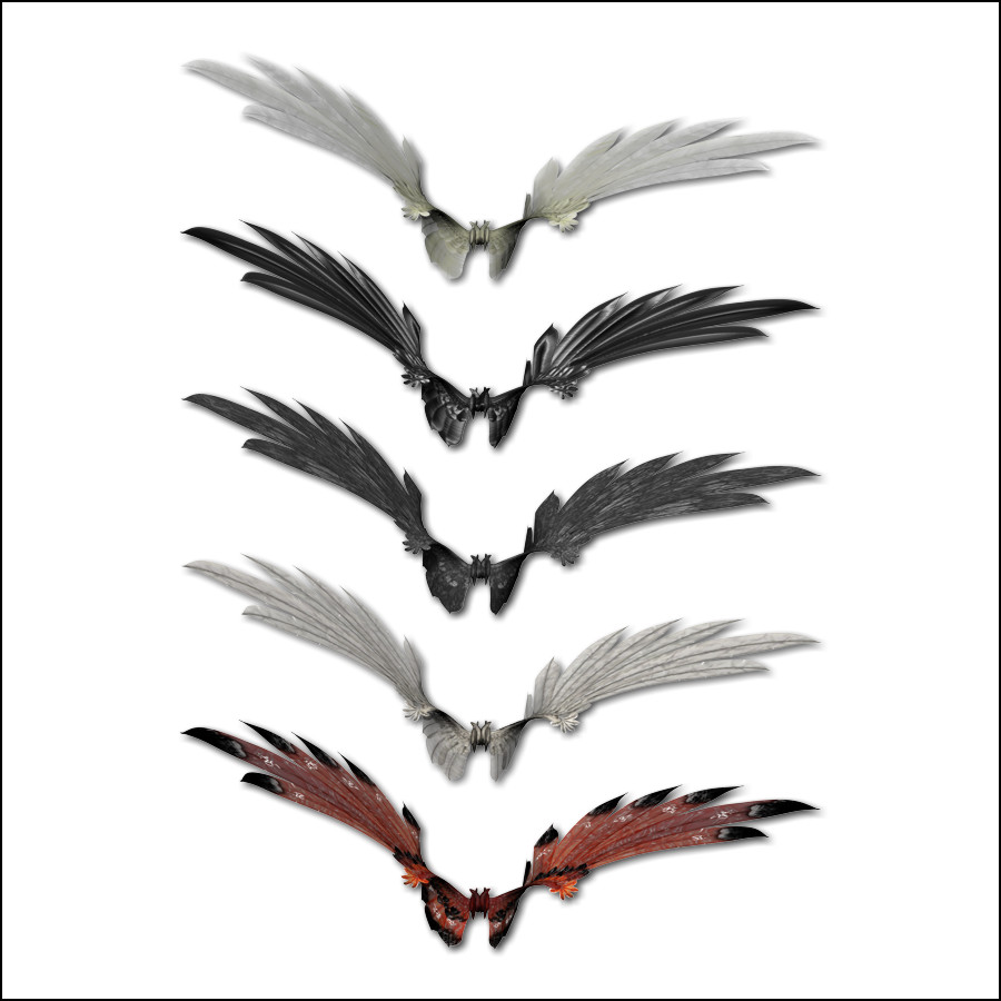 Angel Wings Pack - Diving by shadavar-stock on DeviantArt