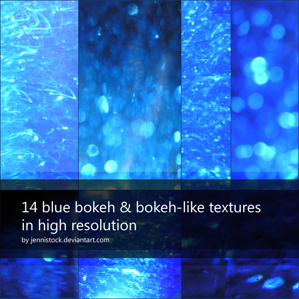 Blue bokeh by JenniStock on DeviantArt