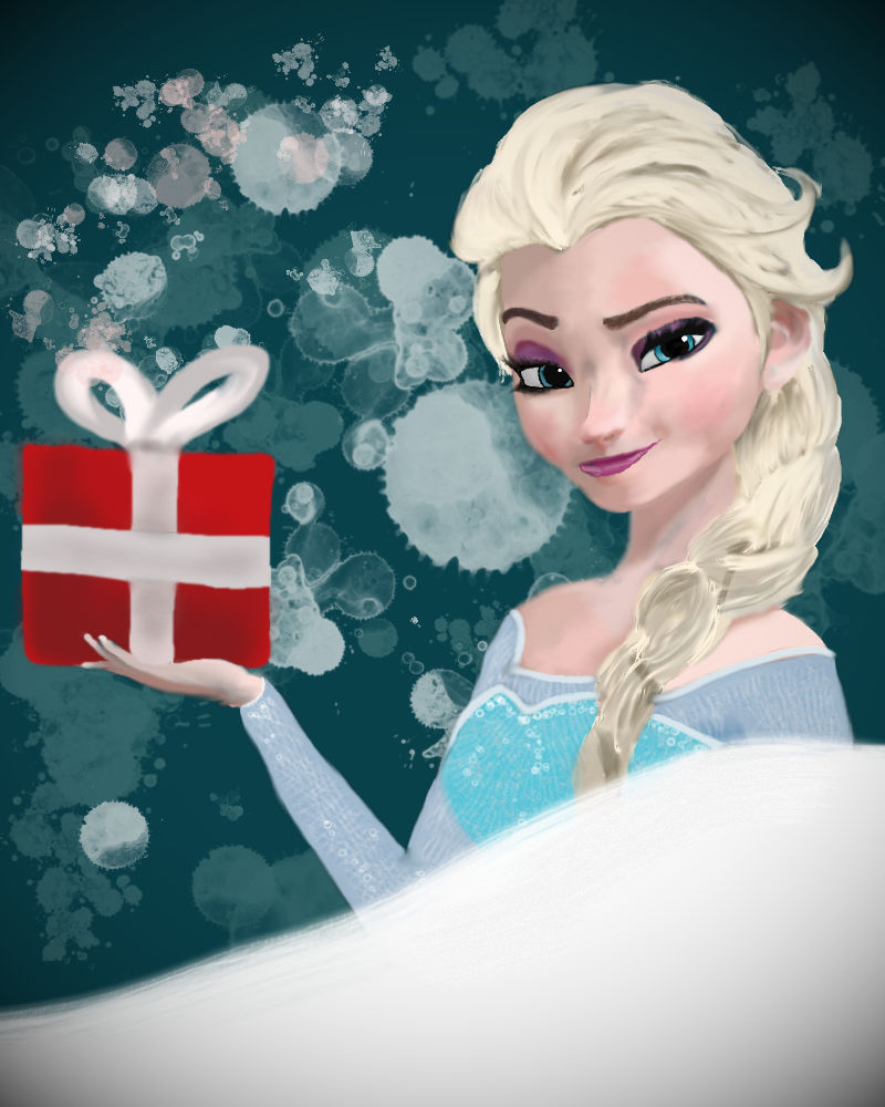 Merry christmas from Elsa by Fairyliquid15 on DeviantArt