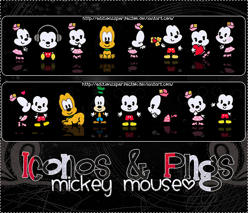 Mickey Iconos by EditionssPerfectOk on DeviantArt